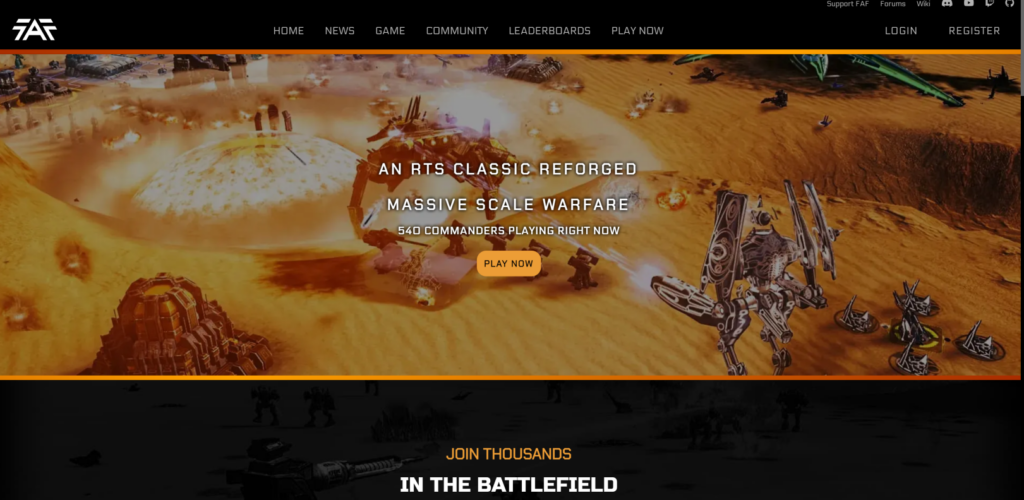 New FAF Website – Forged Alliance Forever