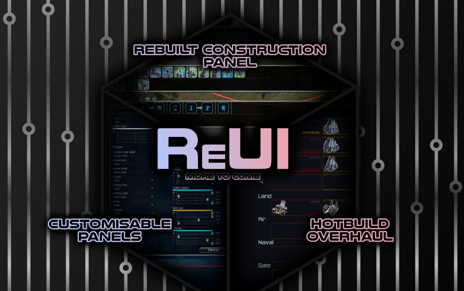 ReUI – general interface rework – Forged Alliance Forever